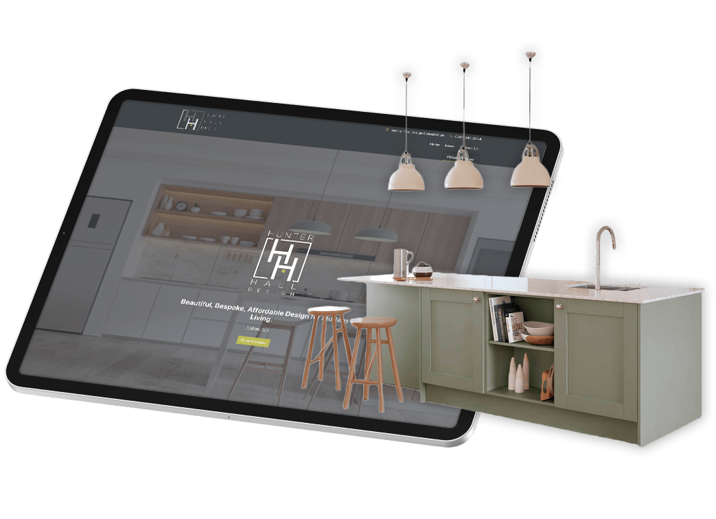 Hunter Hall Design Website Design | Vudu Digital