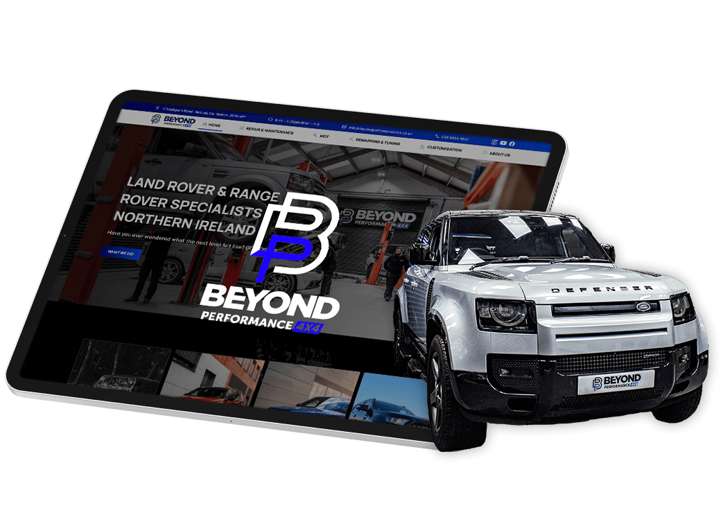 Beyond Performance 4x4 Website Design | Vudu Digital